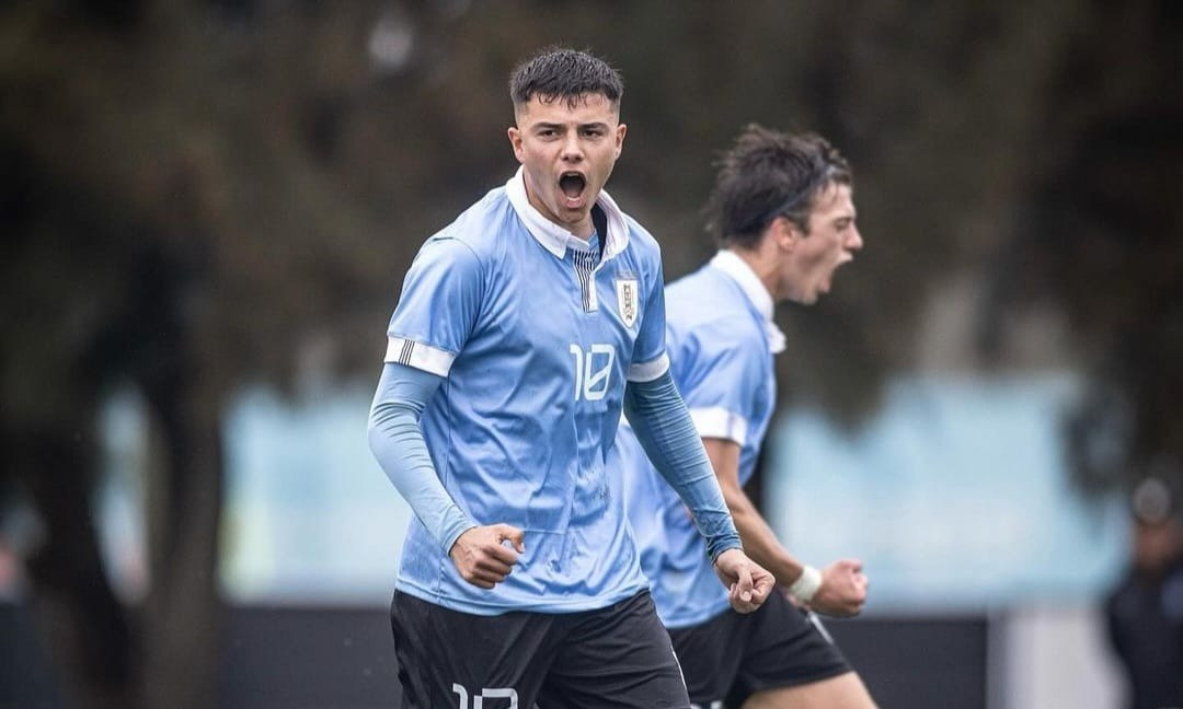 Lucas Pino convirtió para el seleccionado sub 20 de Uruguay ante ...